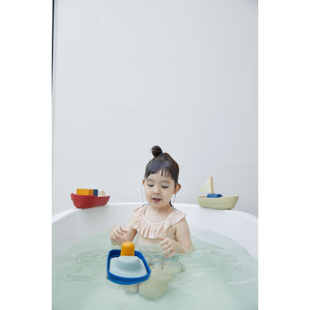 PlanToys Tugboat ของเล่นในน้ำ สำหรับเด็ก 2 ขวบขึ้นไป - plantoys_officialshop - ThaiPick