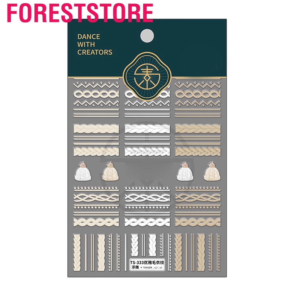 Foreststore Nail Stickers Multipurpose Frosted Thin Transparent ...