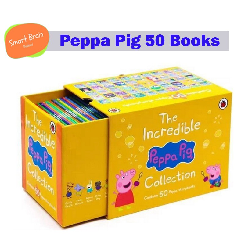 พร้อมส่ง หนังสือการ์ตูน Peppa Pig เล่มเล็ก 50เล่ม The Incredible Peppa ...