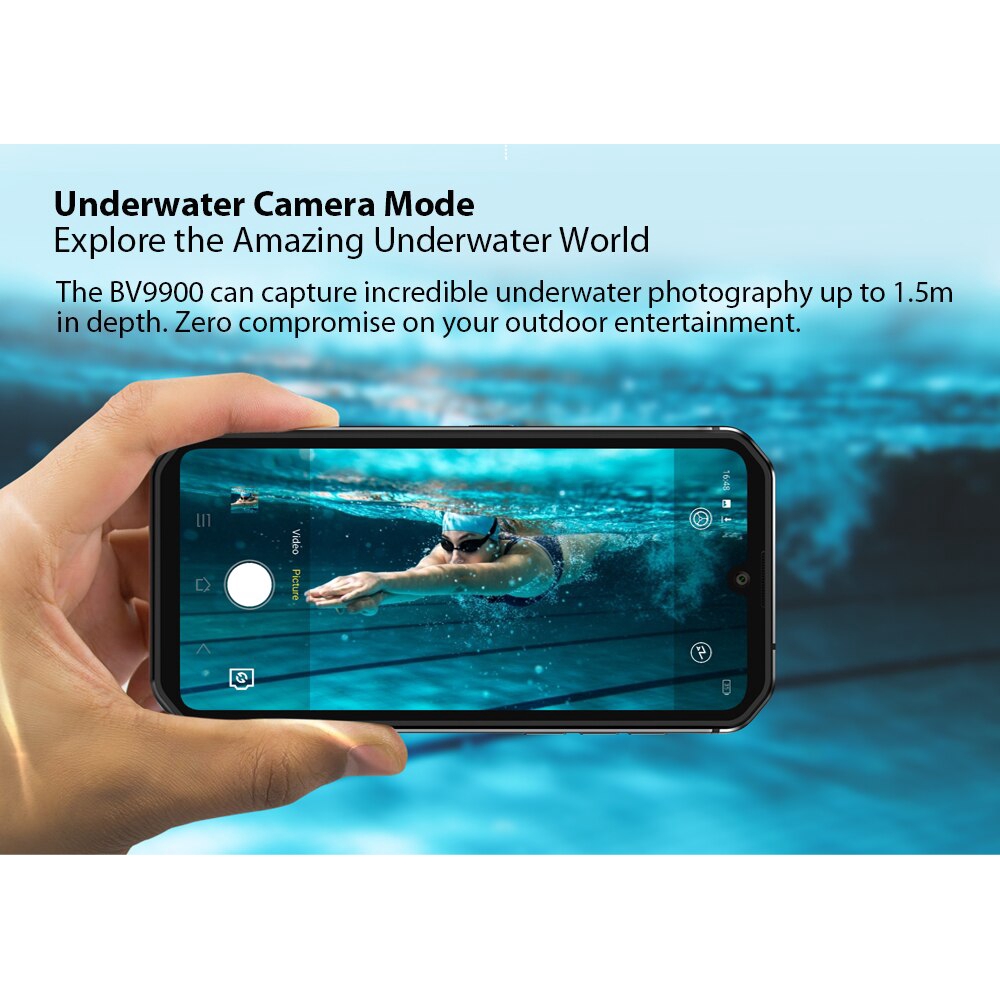 Blackview BV9900 Rugged Smartphone IP68 8GB 256GB 48MP Quad Rear Camera ...