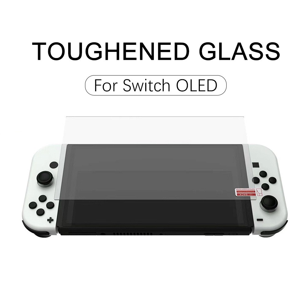 OLED ฟิล์มกระจกกันรอย nintendo switch OLED glass screen pro premium ...