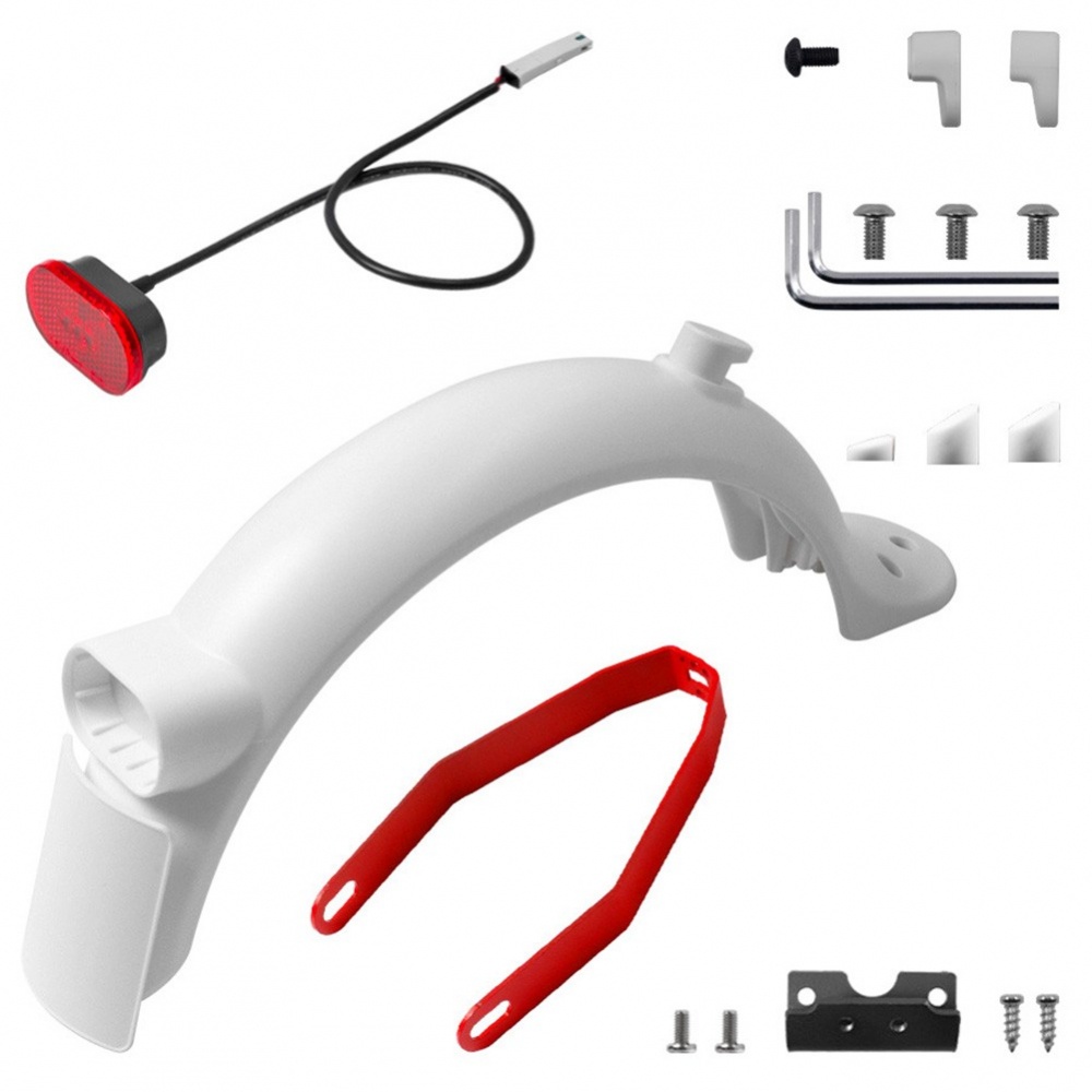 Electric scooter rear fender fender tail light support kit, suitable ...
