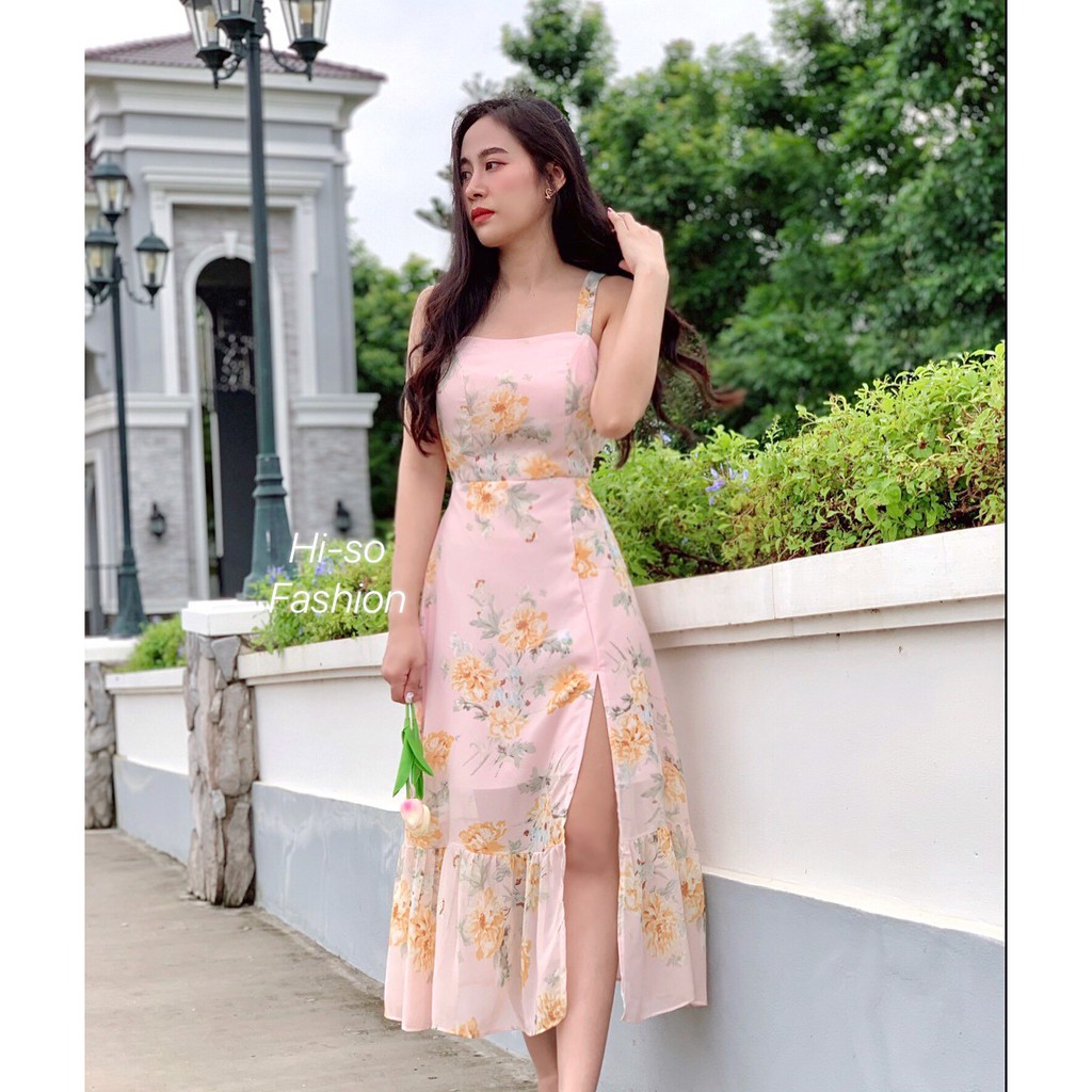 H465 เดรส ผ้าชีฟองทราย Hi-so fashion - gluaryji - ThaiPick