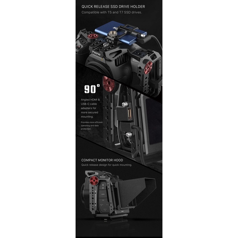 Camera Cage#TILTA BMPCC 6K Pro Camera Cage For Blackmagic BMPCC 6K Pro ...