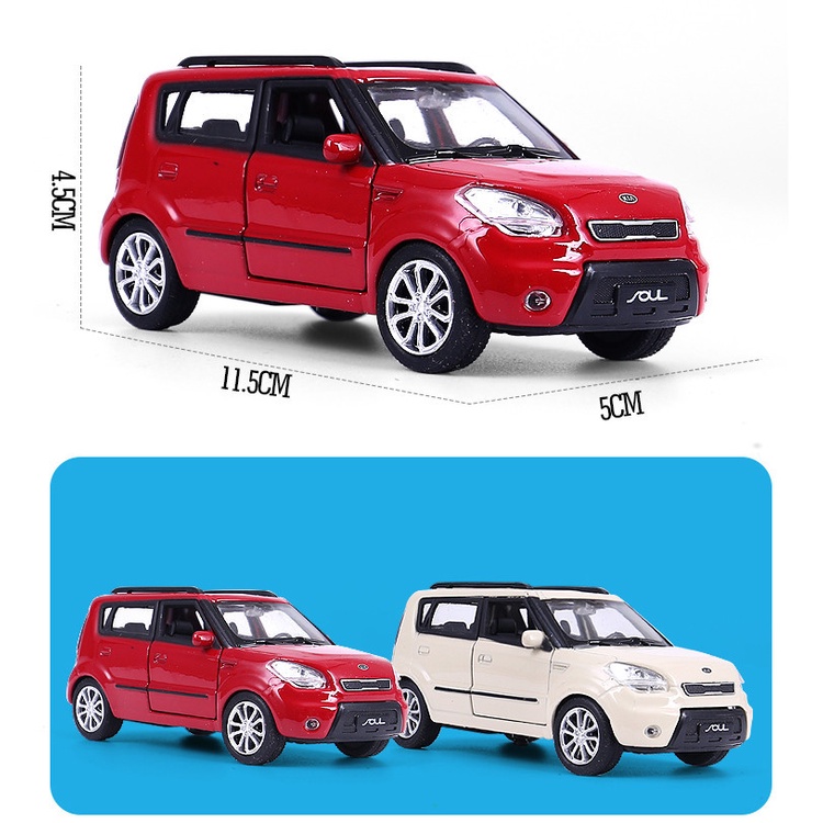 Best selling 1:36 Kia SOUL off-road alloy car model,simulation die ...