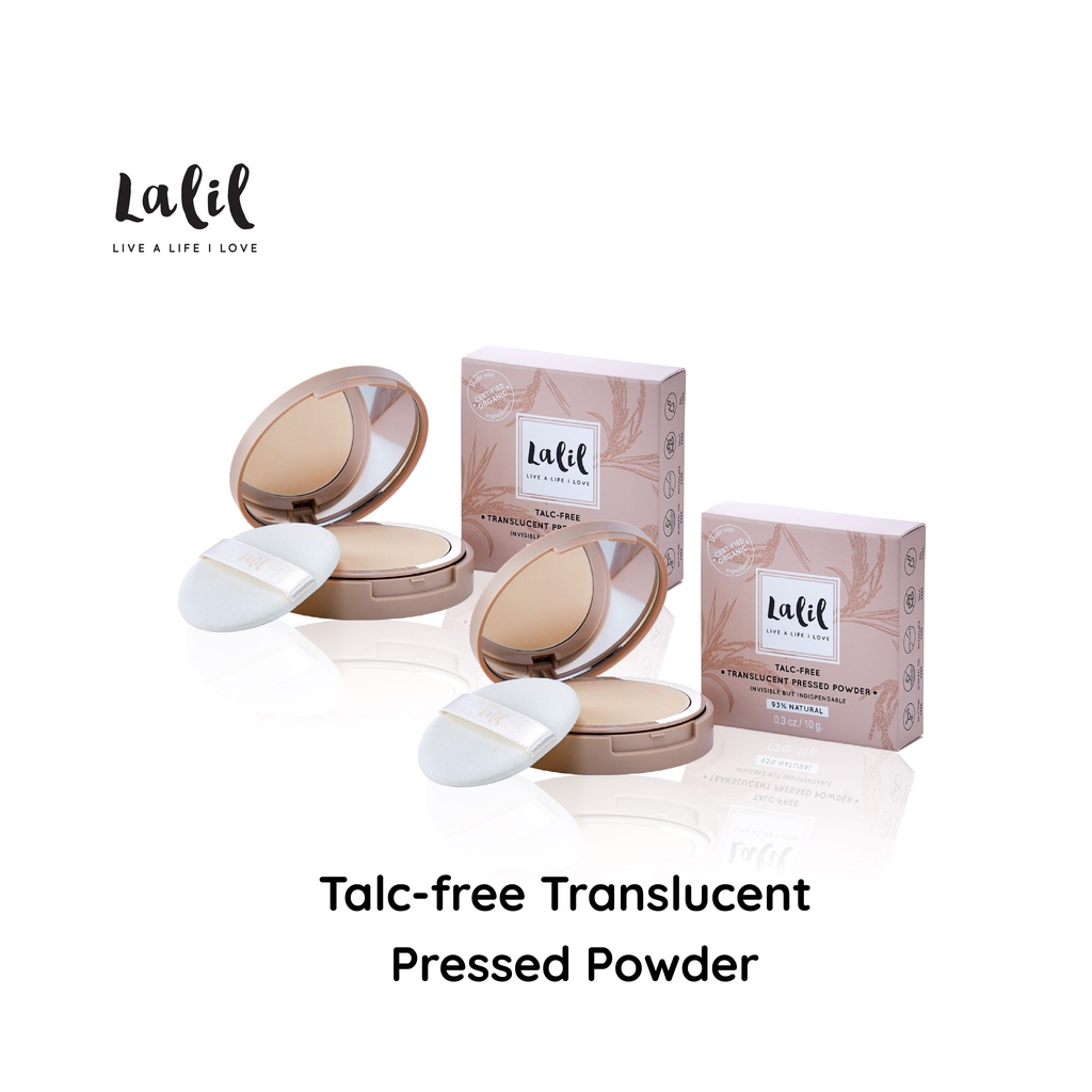 Lalil Talc-free Translucent Pressed Powder Set | Shopee Thailand