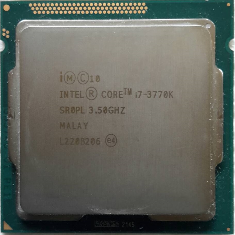 CPU I7-3770K 3.5GHz Turbo 3.9GHz 4 Core 8 Tread รุ่น Top สุดของ I7 Gen ...