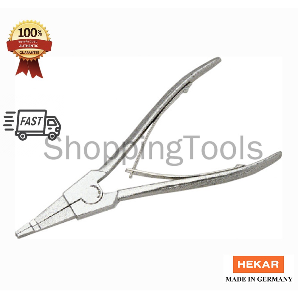 HEKAR คีมถ่างแหวน ปากแบน 7" ถ่างได้ 4-38 มม. Made in German ของแท้ 100% ...