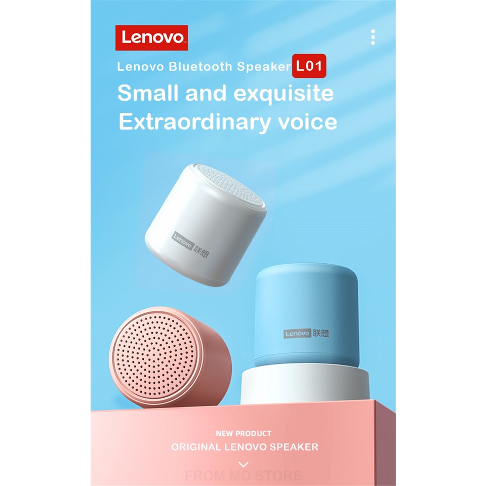 Original Lenovo L01 Bluetooth Speaker Portable Outdoor Loudspeaker ...