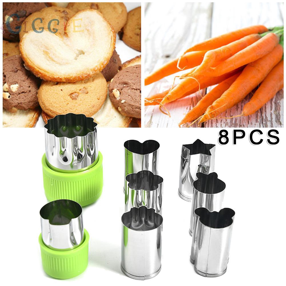 Cutting Mold Fruit Vegetable Cutting DIY Cooking Food Cutter Shapes ...