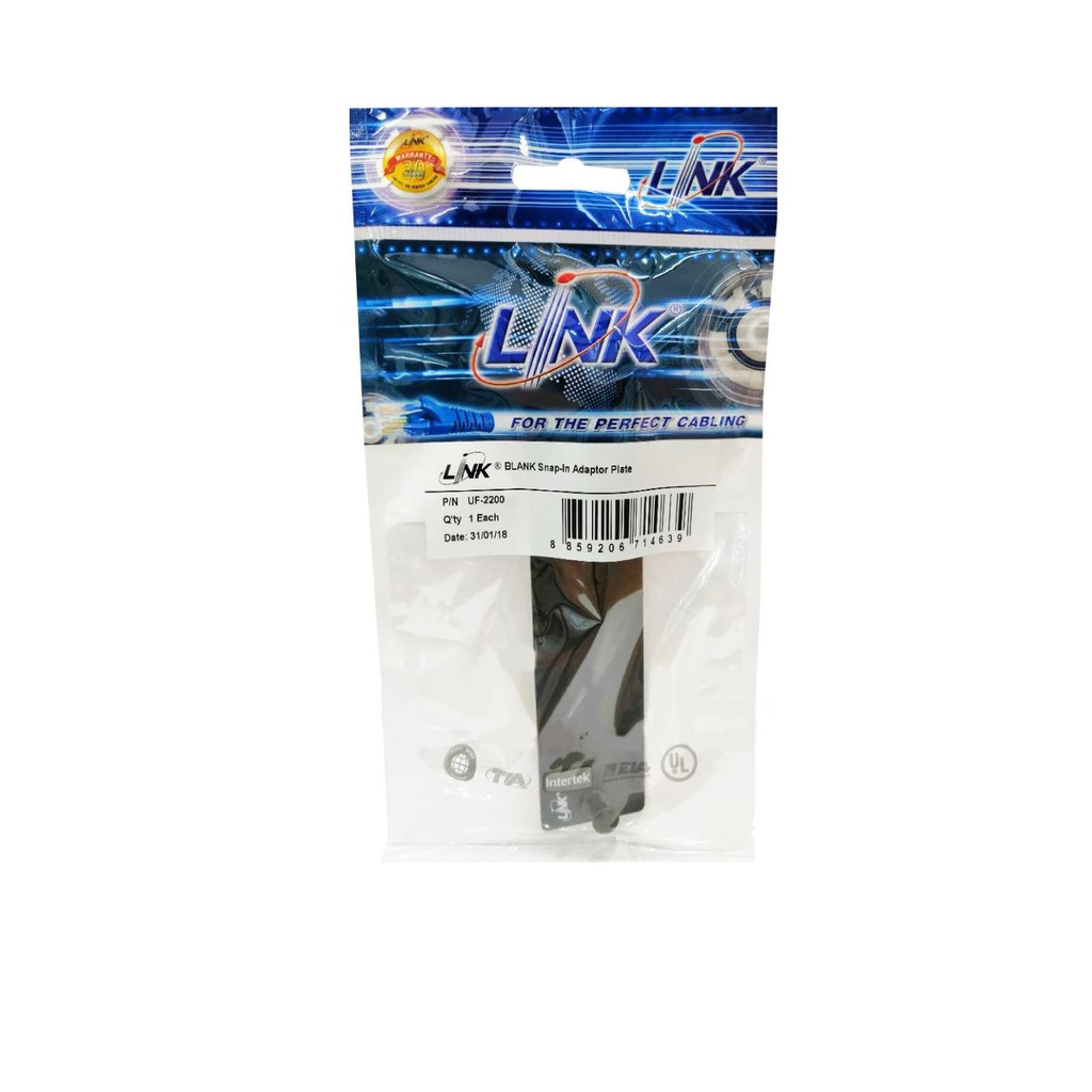 UF-2200 BLANK Snap-In Adapter PLATE (เป็นแผง Aluminium ไม่ใช่แผ่นเหล็ก ...