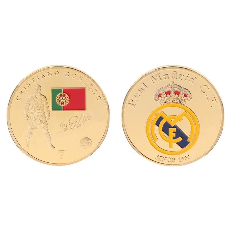 Commemorative Coin Football Superstar Cristiano Ronaldo Collection Arts ...