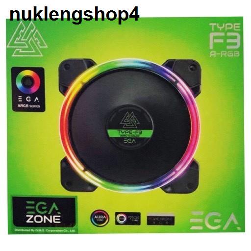 จัดส่งกรุงเทพฯจัดส่งเฉพาะจุดพัดลมเคส RGB EGA Type F3 Cooling FAN PC ...