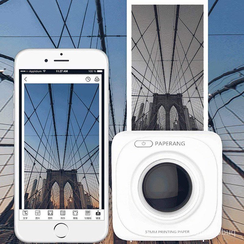 PAPERANG P1 & P2 Mini Portable Pocket Wireless Bluetooth Paper Photo ...