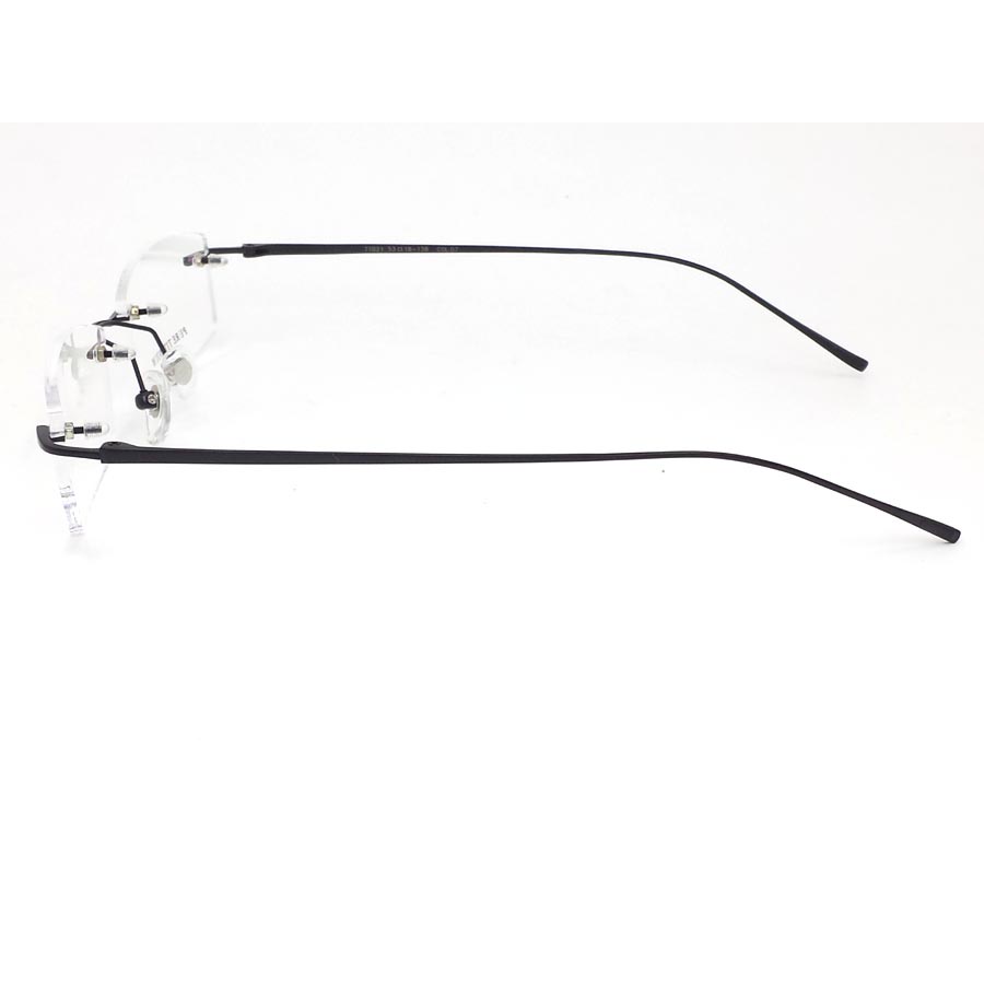 BPure Titanium Eyeglasses Rimless Optical Frame Prescription Spectacle ...