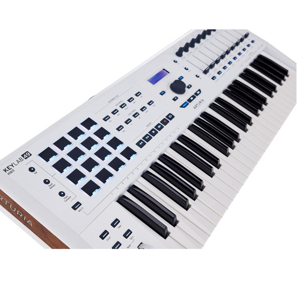 Arturia® Keylab 49 MKII Midi Controller คีย์บอร์ดใบ้ 49 คีย์ (White ...