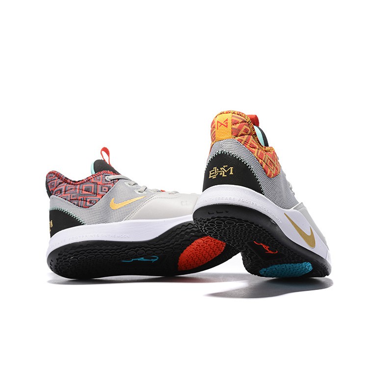 X รองเท้าบาสเก็ตบอล Nike Paul George รุ่นที่ 3 pg3 NASA Grey White 40 ...
