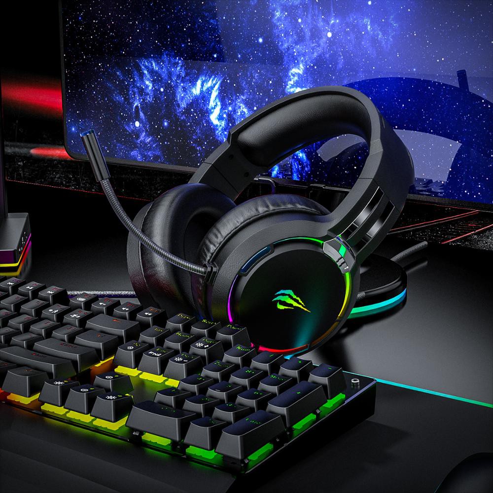 ﹍Havit Professional RGB Gamer Headset for Computer PS4 Gaming ...