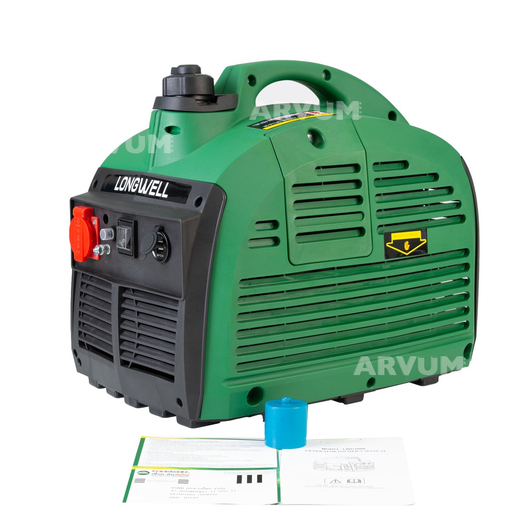 LONGWELL เครื่องปั่นไฟ 2 จังหวะ ใช้งานตั้งแคมป์ ขนาดเล็กใช้งานได้ ...