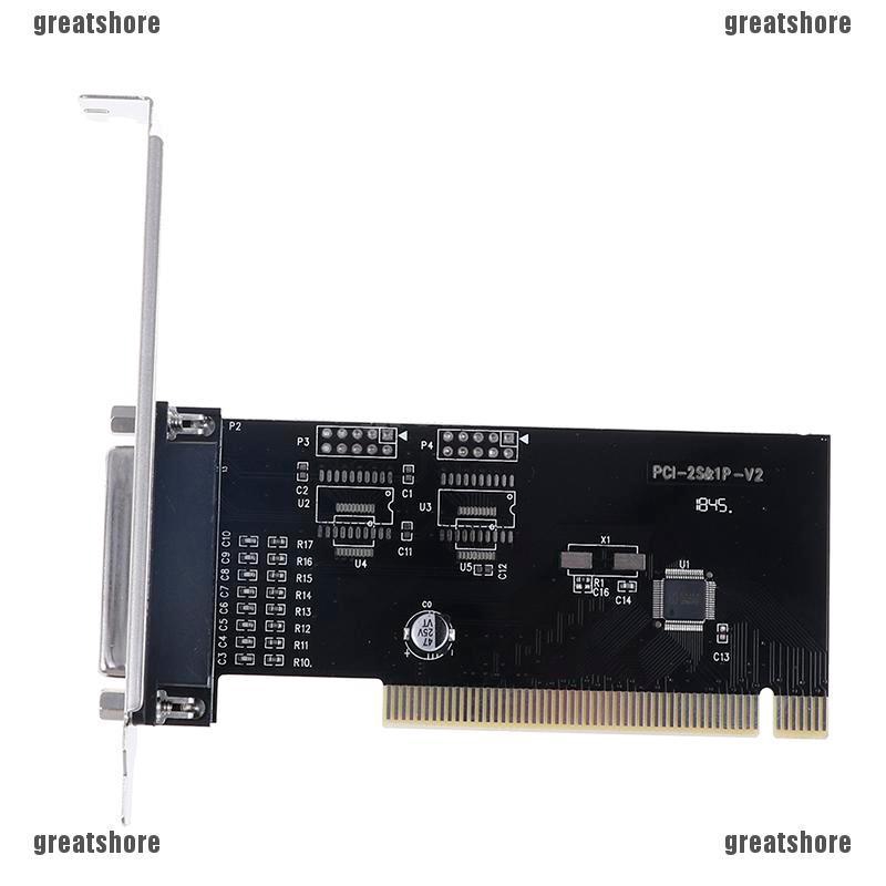 (gre) pci to parallel lpt 25 pin db 25 เครื่องพิมพ์การ์ดควบคุม - greatshore.th - ThaiPick