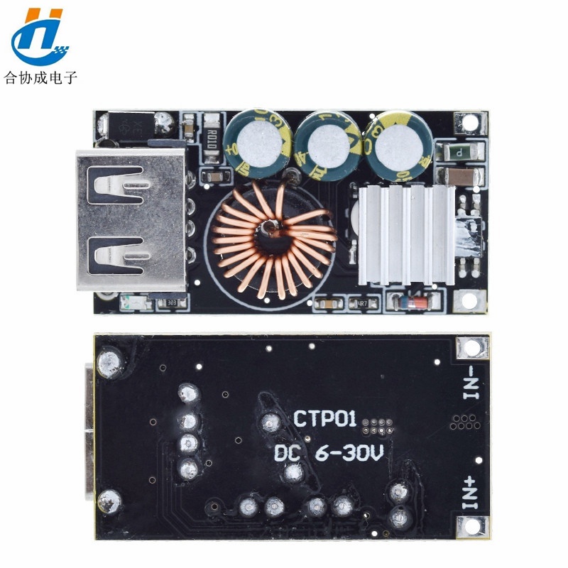 Qc3.0 โมดูลชาร์จโทรศัพท์มือถือฉุกเฉิน 5-32V 24W สําหรับ Apple Huawei MTK Samsung DIY ...