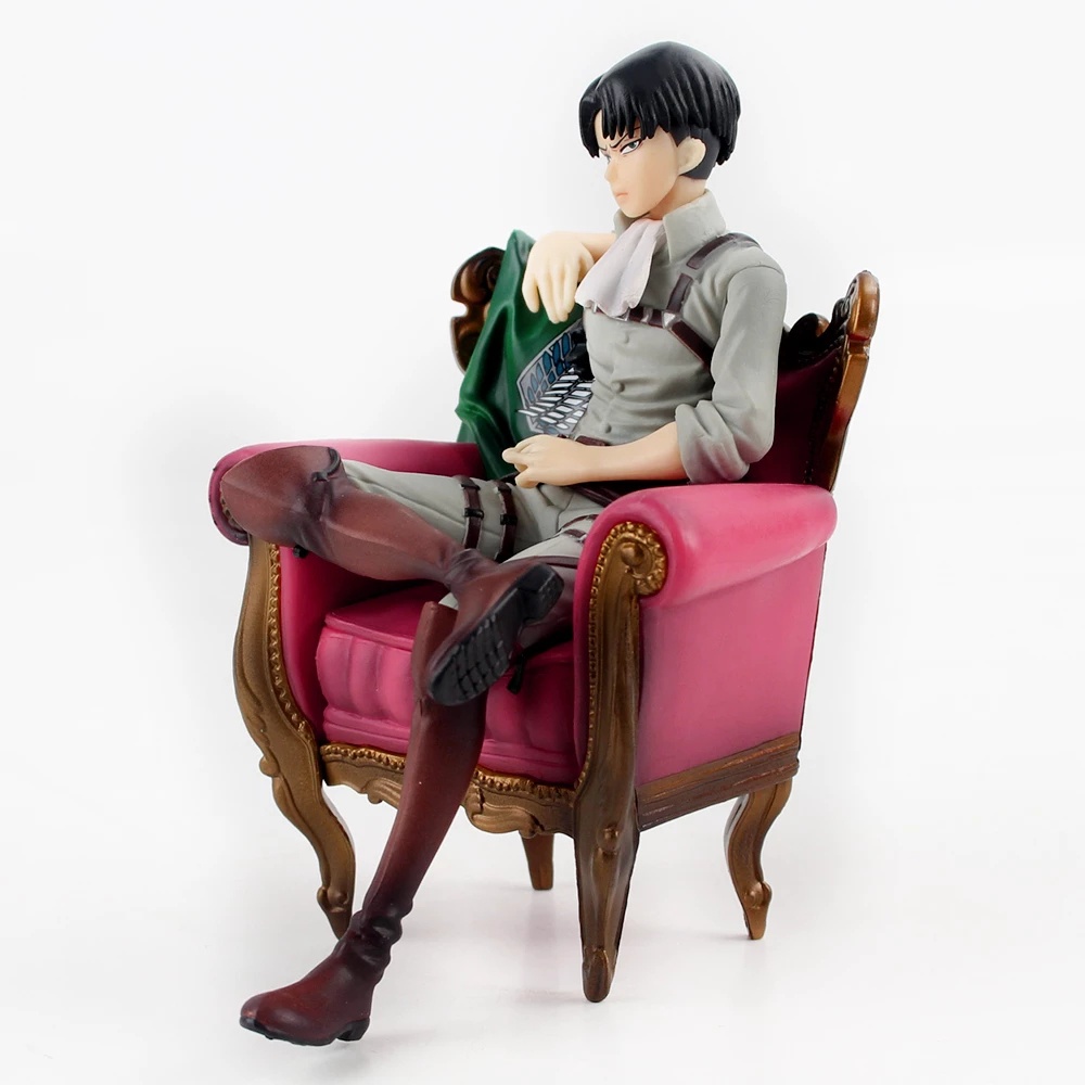 DARON 15cm Attack on Titan Doll Ornament Figurines Levi Rivaille Figure ...