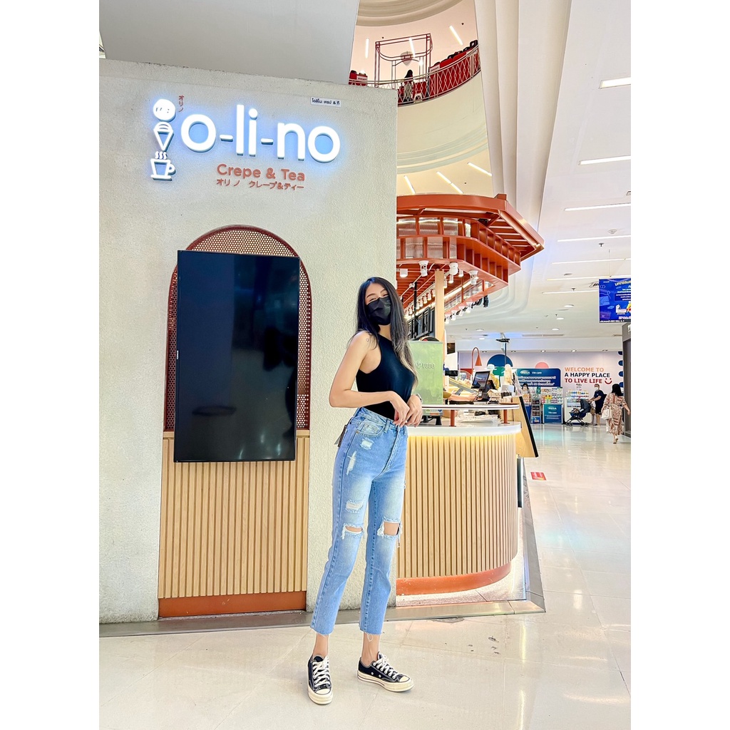 Niyom Jeans รุ่น B226 กางเกงยีนส์ ทรงบอย - niyomjeansbrands - ThaiPick