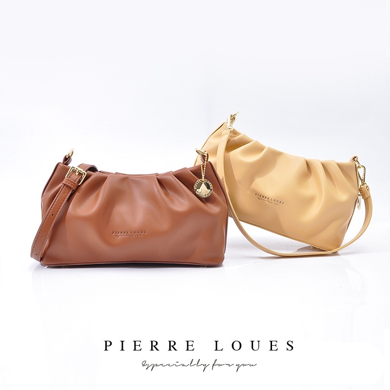 812-16 กระเป๋าสะพายข้างผู้หญิง PIERRE LOUES กระเป๋าแบบถือและกระเป๋า ...