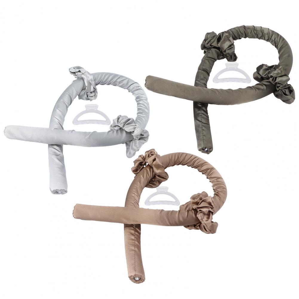 Heatless Curling Rod Headband No Heat Curls Silk Ribbon Hair Rollers ...
