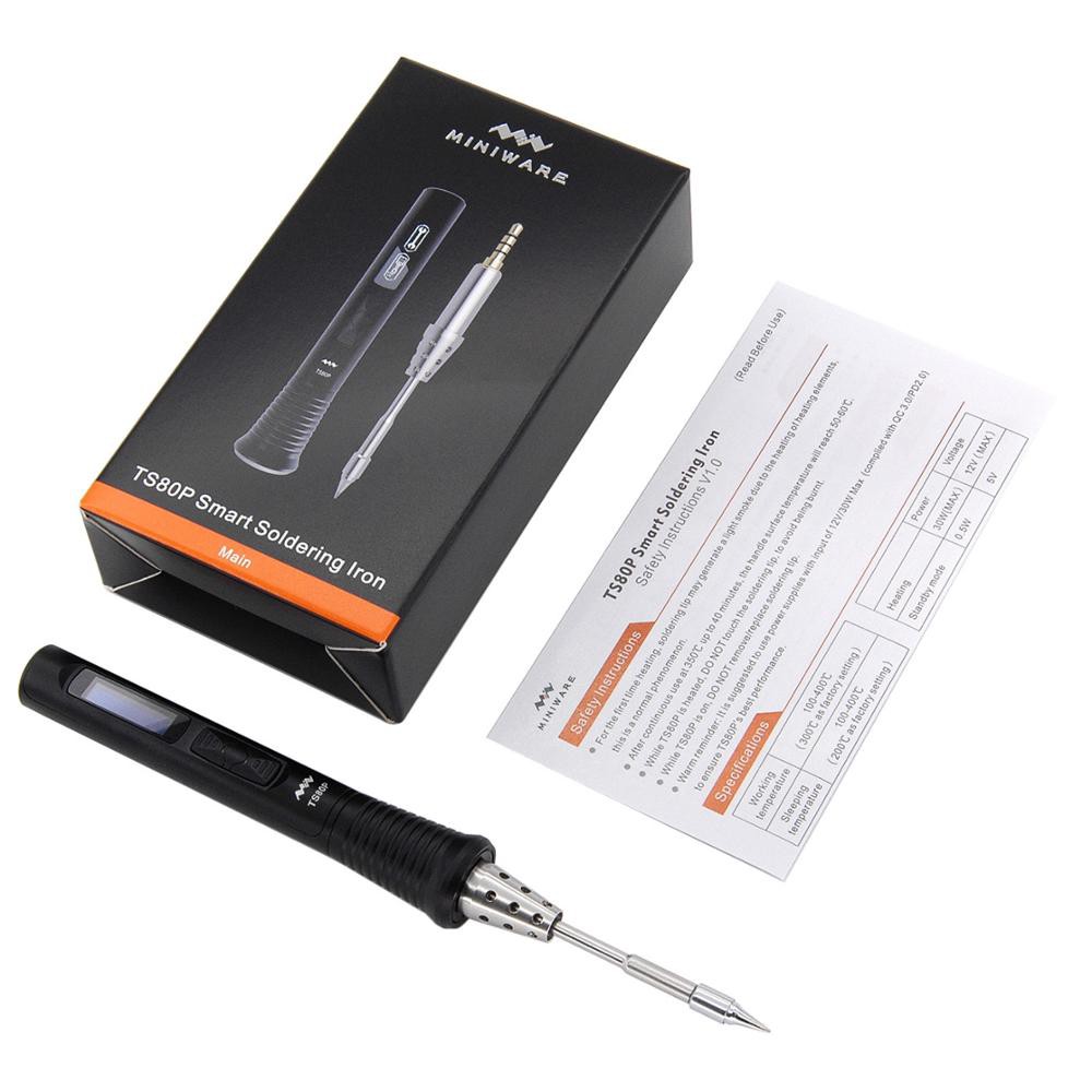 เครื่องมือ：New TS80 Mini Smart ortable Digital Soldering Iron Tool ...