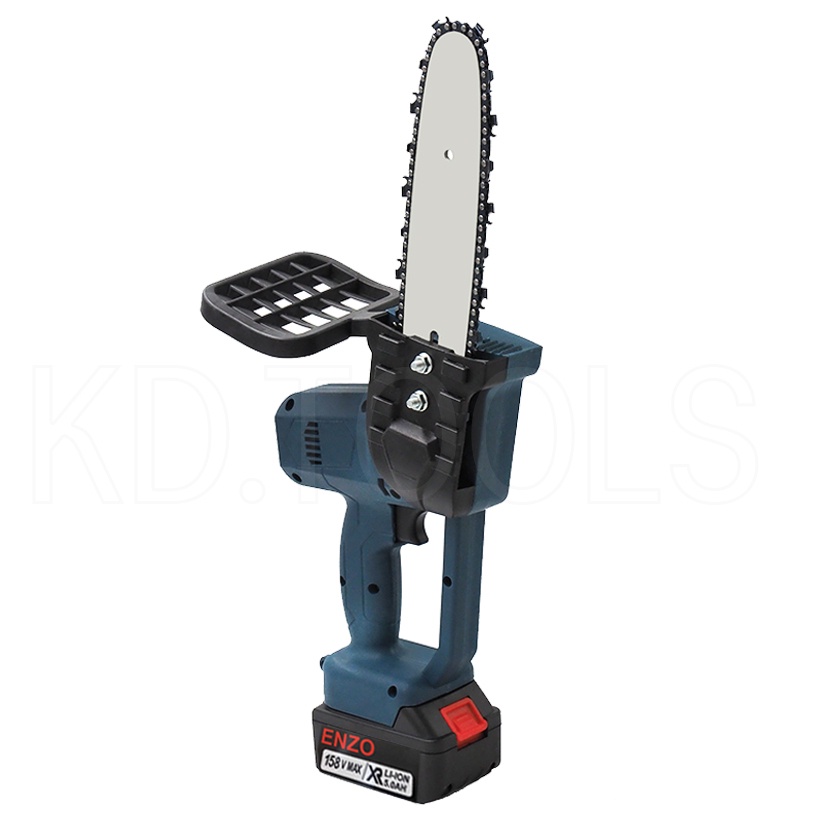 เลื่อยโซ่ไร้สาย เลื่อยโซ่แบตเตอรี่ เลื่อยโซ่ไฟฟ้า ENZO 158V แถมแบต 2 ก้อน รับฟรีตลับเมตร1 อัน ...
