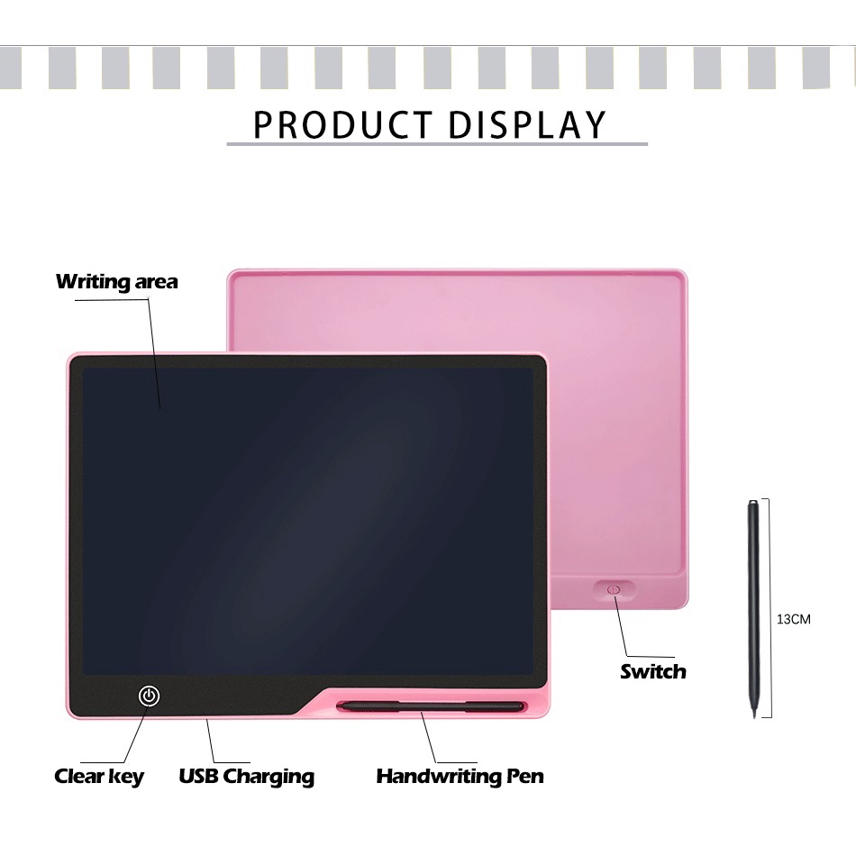 B16inch Electronic Writing Board Drawing Tablet Handwriting LCD Screen ...