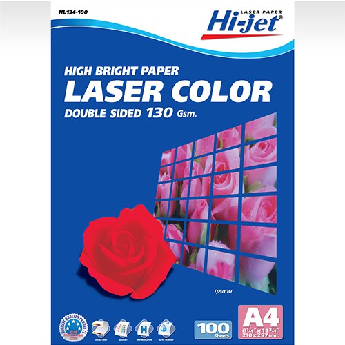 Hi-jet กระดาษอาร์ตด้าน Laser Matt High Bright Art Matt Paper 130 แกรม ...