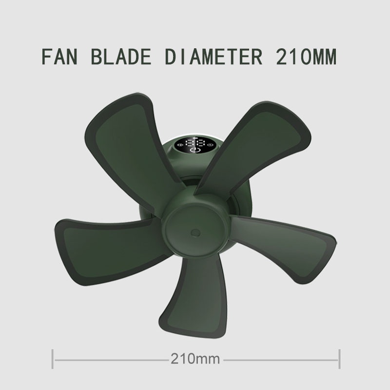 Lithium battery mini ceiling fan Tent fan dormitory ceiling fan 8000mAh ...