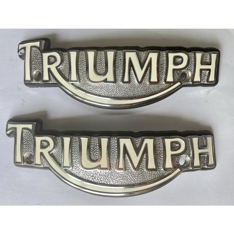 โลโก้ไทรอัมพ์ ติดถังน้ำมัน ของแท้ Triumph Gas Tank Emblem | Shopee Thailand