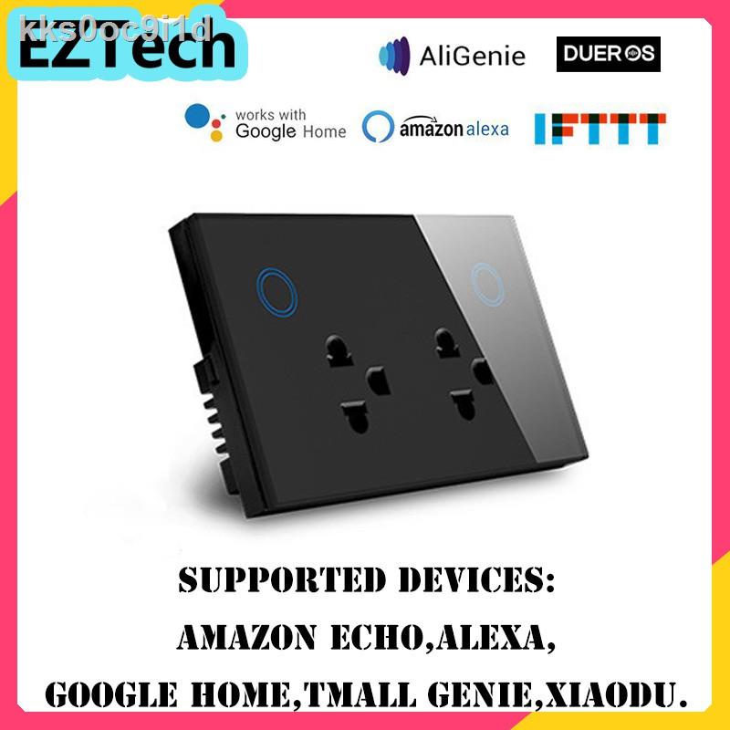 â˜œEZTECH US WiFi Smart Wall Outlet wall plug wall socket Remote ...