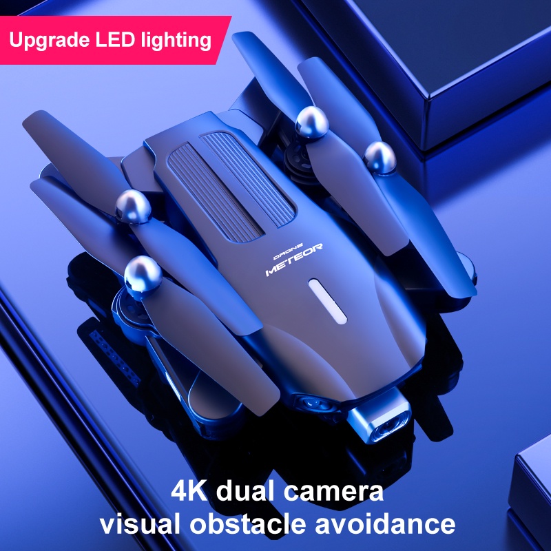 2022 New K106 LED Light Drone 4K HD dual cameras Visual Obstacle Avoidance Optical Flow ...