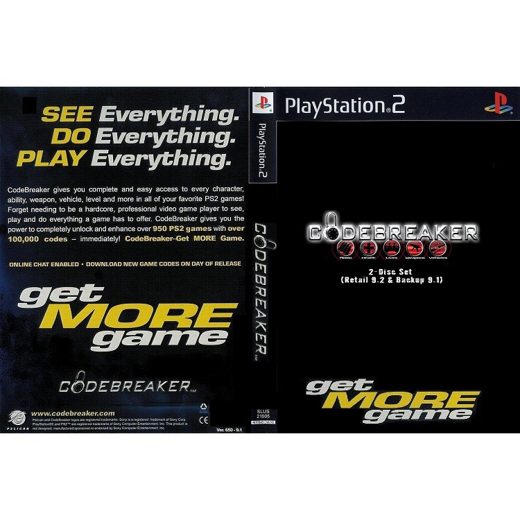 CODE BREAKER V. 9.2 [PS2 US : CD/DVD5 1 Disc] | Shopee Thailand