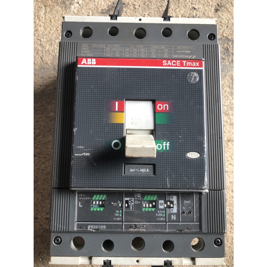 ขาย เมน เบรกเกอร์ Main Breaker ABB Sace Tmax PR221DS T5N 400 สามเฟส 3P 400A แอมป์ มือสอง สภาพดี ...