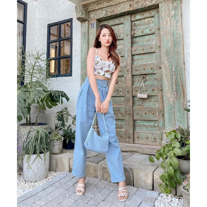Jean long pants เอวป้าย - othabtra - ThaiPick