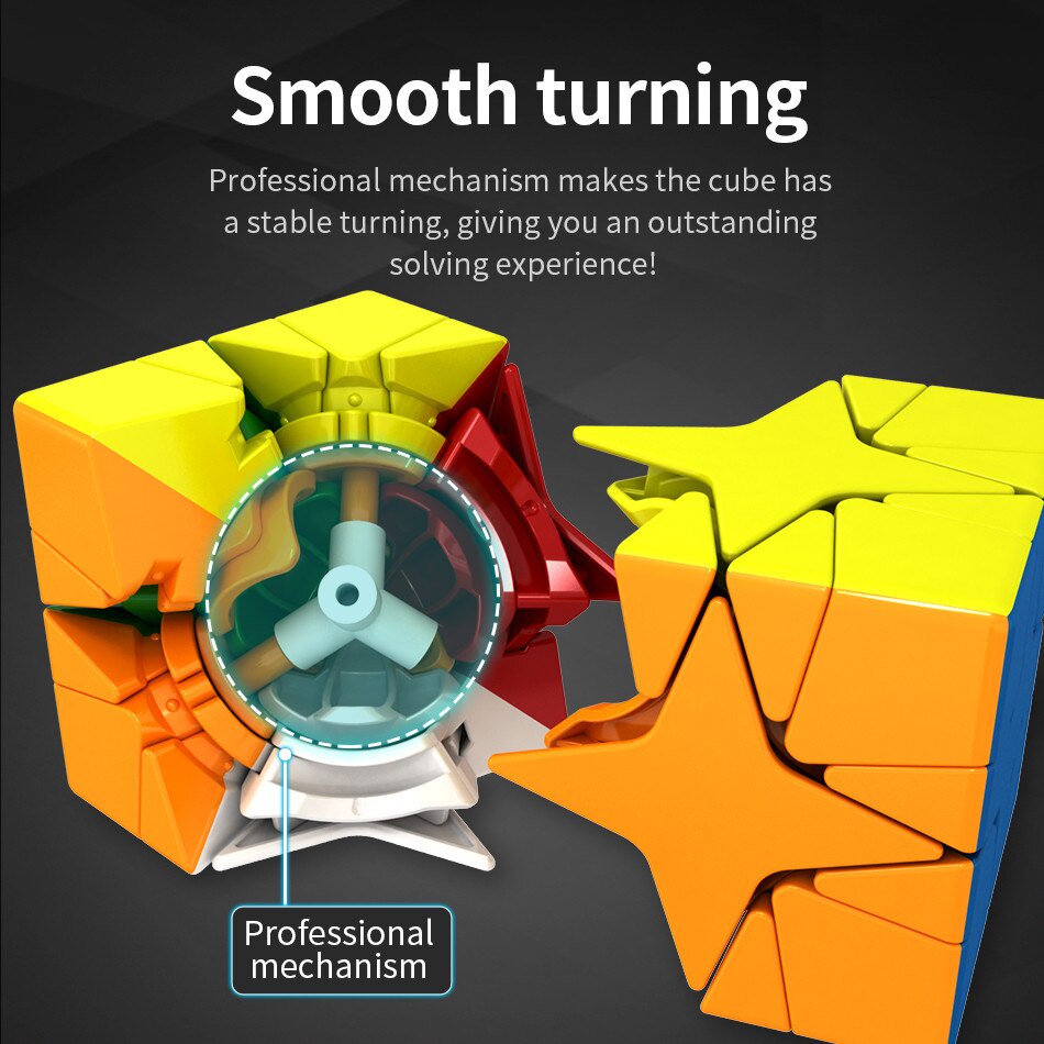 现货MoYu Meilong Polaris Cube Stickerless Mofangjiaoshi Magic Puzzle Cube ...