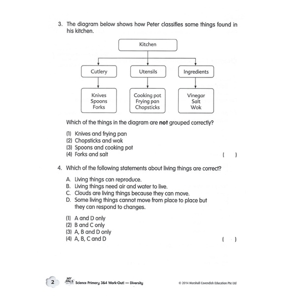 My Pals Are Here Science P3 P4 Work-Out ข้อสอบเน้นการทดลองวิทยาศาสตร์ ...