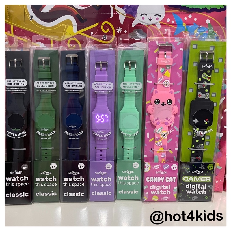 smiggle สมิกเกอร์ นาฬิกาซิลิโคน watch จ่ายปลายทางได้ ของแท้ สินค้าพร้อม ...