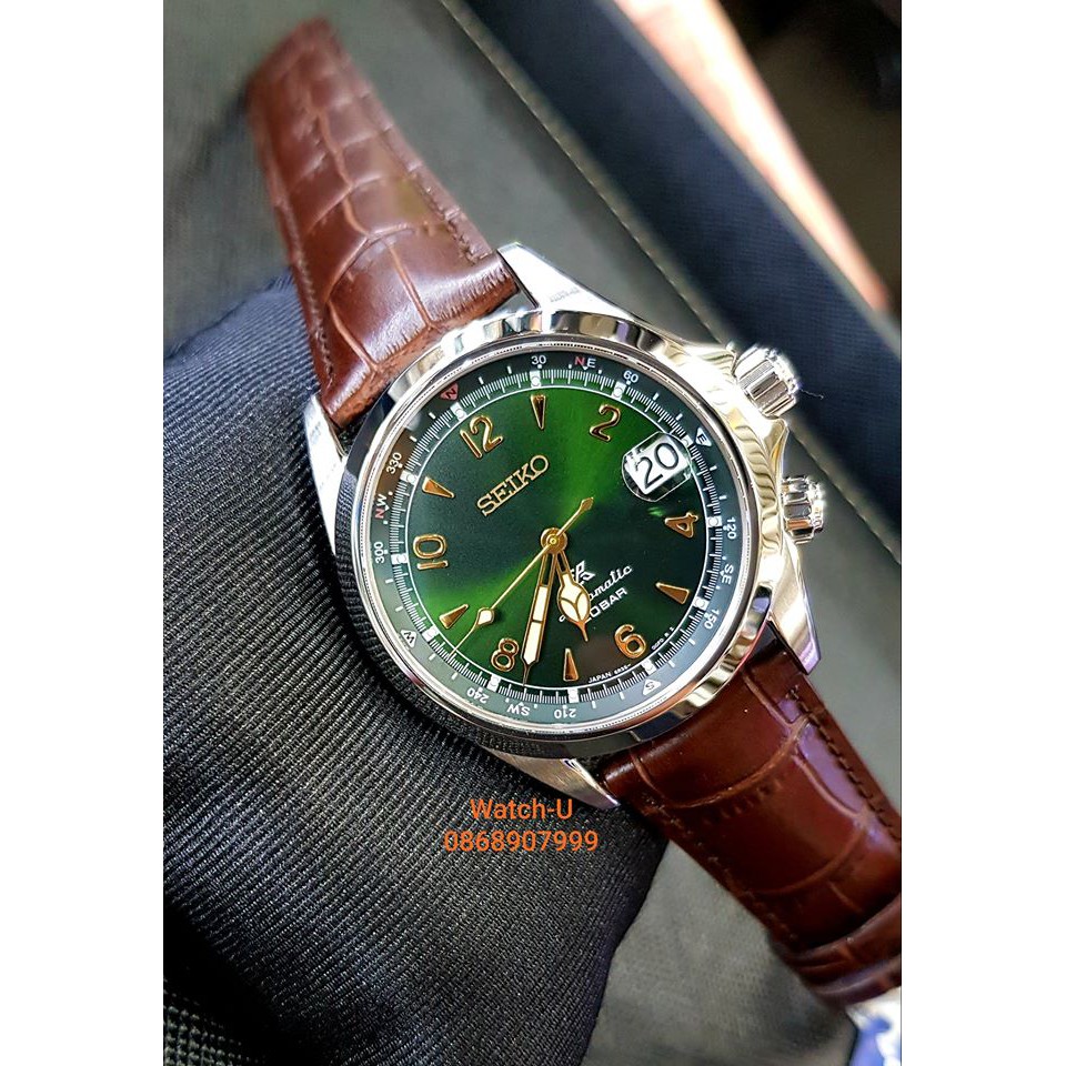 นาฬิกาข้อมือผู้ชาย Seiko PROSPEX LAND Alpinist GREEN Dial Automatic ...