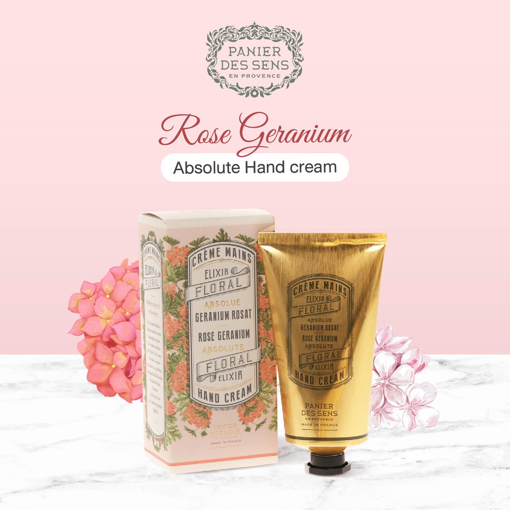Panier Des Sens Rose Geranium Absolute Hand cream ครีมทามือ (75 ml ...