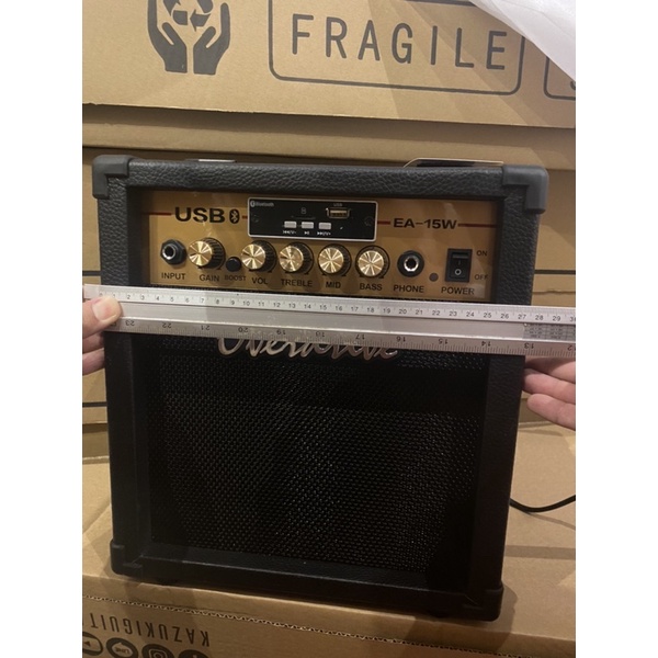 ตู้แอมป์ Amp กีต้าร์ไฟฟ้า กีต้าร์โปร่งไฟฟ้า Overdrive EA-15W - milk ...