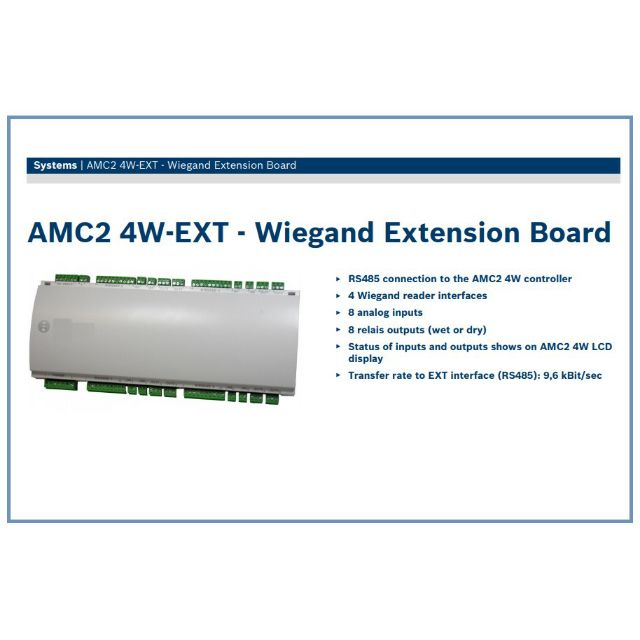 AMC2 4W-EXT Wiegand Extension Board - pttn.s - ThaiPick