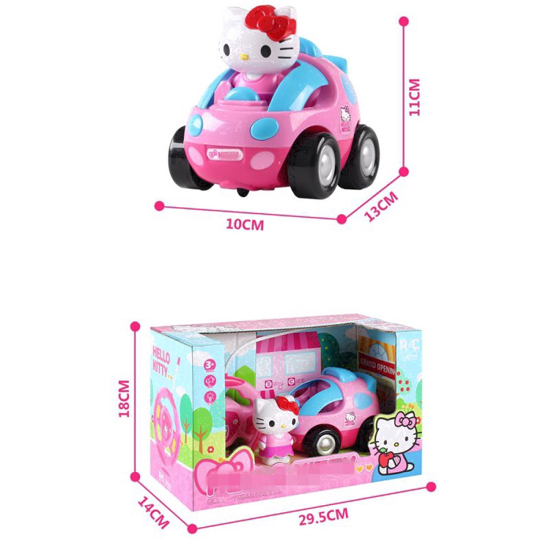 【new】.Pink Hello Kitty Cat Remote Control Car with Music & Light X5Km ...
