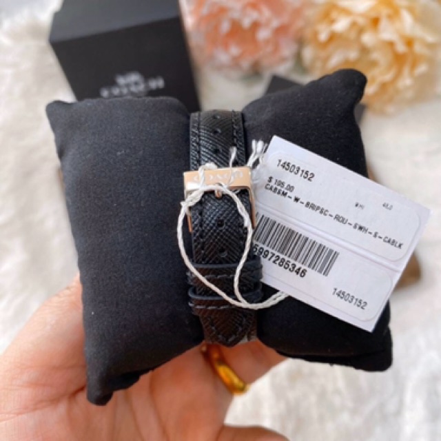 ️พร้อมส่ง Womens Coach #14503152 BOYFRIEND Silver Tone Glitz Watch ...