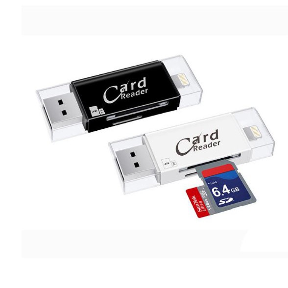 iDragon(5) การ์ดรีดเดอร์ SD Card Reader iUSB Pro USB TF Card Reader ...